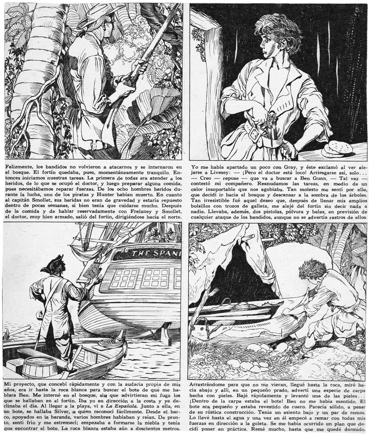 Peripecias de Chiquirritipis: Federico Ribas y La Isla del Tesoro. 1947.