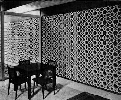thuydao_arch: Mid Century Decorative Concrete Screen Block