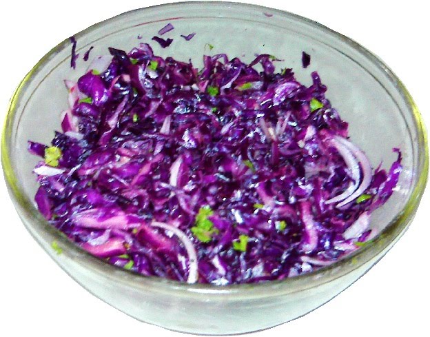 Lileni y sus recetas express: Ensalada de Col morada