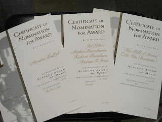 Örnek belgeler: Nomination certificate