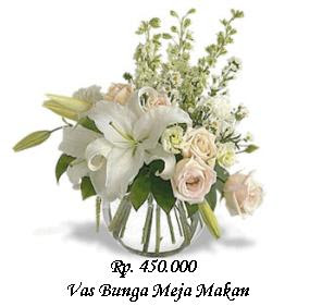 rangkaian bunga segar