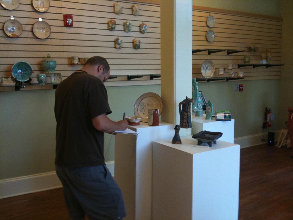 Jen Mecca's Pottery Blog: Pottery 101-set up