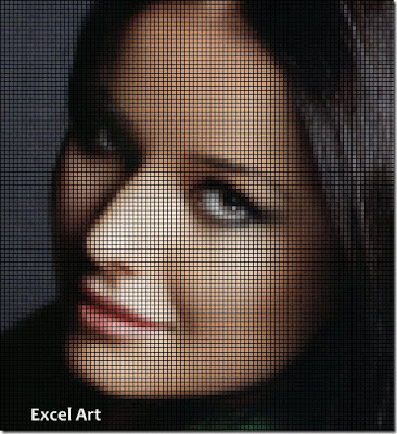 Excel Tutorials - My Two Bits of Information: Excel Art