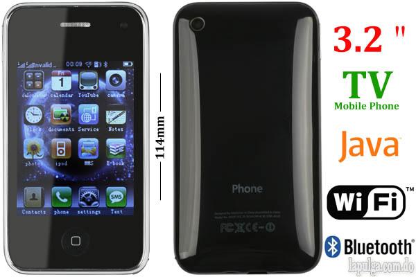 Santoni Import: Replica de iPhone 3Gs (Dual sim,television,Wifi,dual cam)