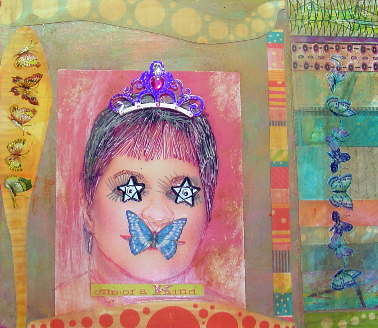 Mixed Media,Altered Art and Art Journaling!: Self Portrait!