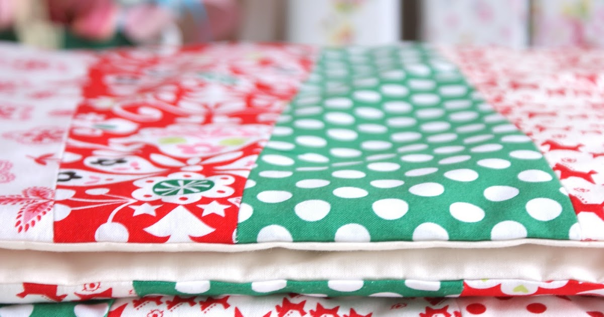 Quilted Christmas Table Runner Tutorial!