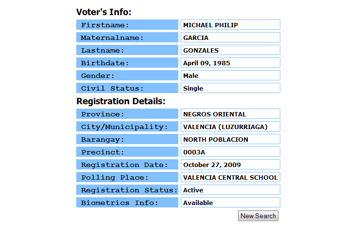 The Coffee: Comelec Precinct Finder The Coffee: Comelec Precinct Finder