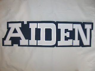 Lightyear Designs~ Custom Wood Name Signs: Aiden and William