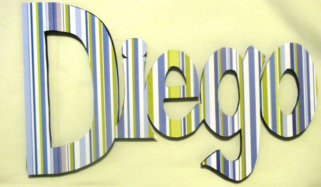 Lightyear Designs~ Custom Wood Name Signs: Two Diegos custom name signs ...