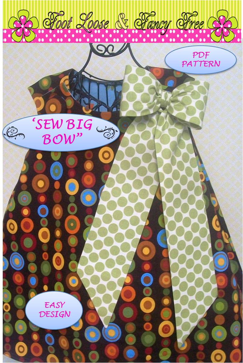 Big Bow Bag Free Sewing Pattern | Ahoy Comics