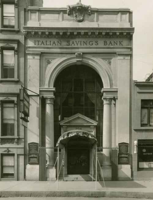 H A R L E M + B E S P O K E: ☞ REMEMBER: The Italian Savings Bank