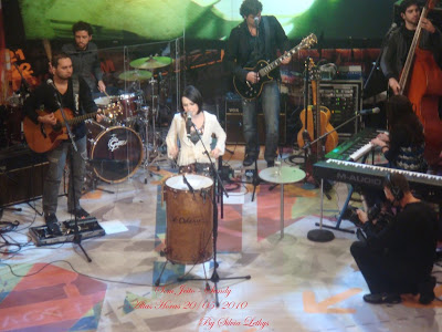 .: Fotos "exclusivas " de "Sandy" hoje na gravação de "Altas horas" que ...