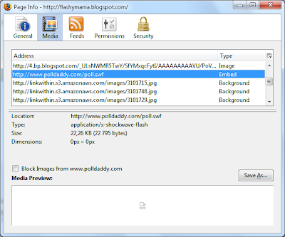Flash'y'Mania: The easiest ways to save Flash files from websites