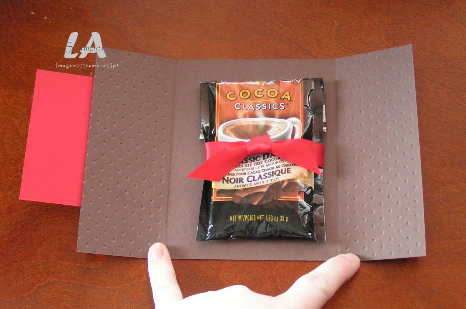 LA Stamper: A Chocolate Card