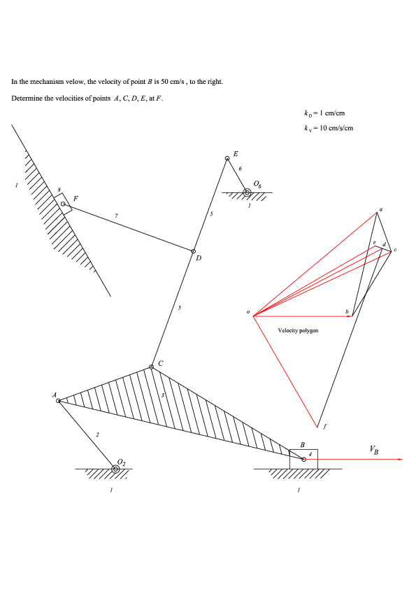 Kinematics Another Problem On Velocity Analysis With Solutions