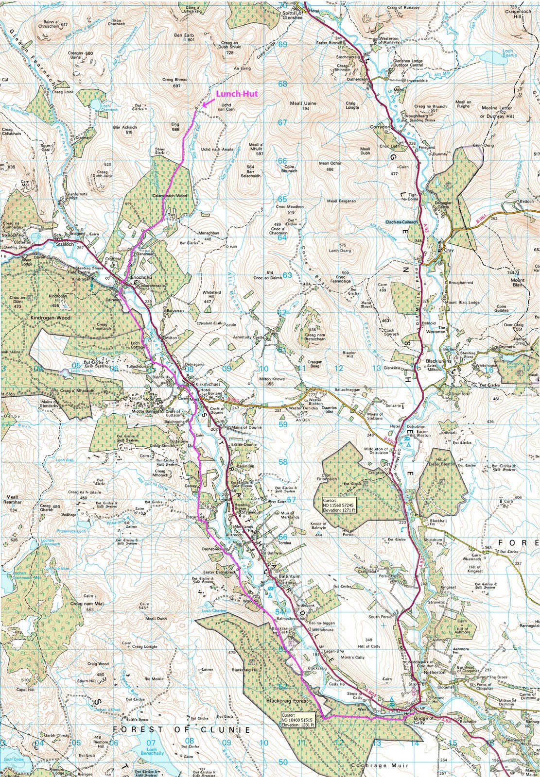 Gav's Ultras: An icy slide along the Cateran Trail.