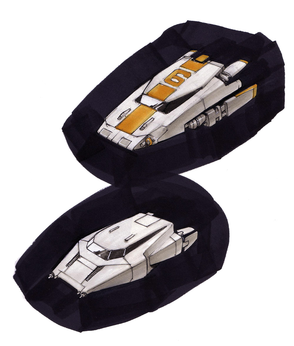 Hidden Geometry: Wedge-shaped Spaceships