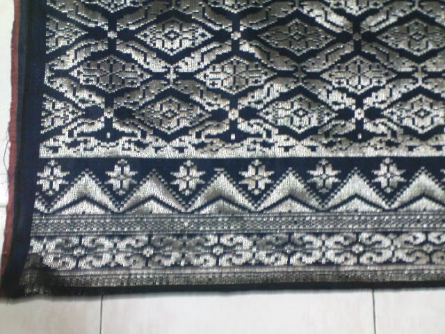 Songket Terengganu Asli: Kain Songket Terengganu ( corak penuh 01)