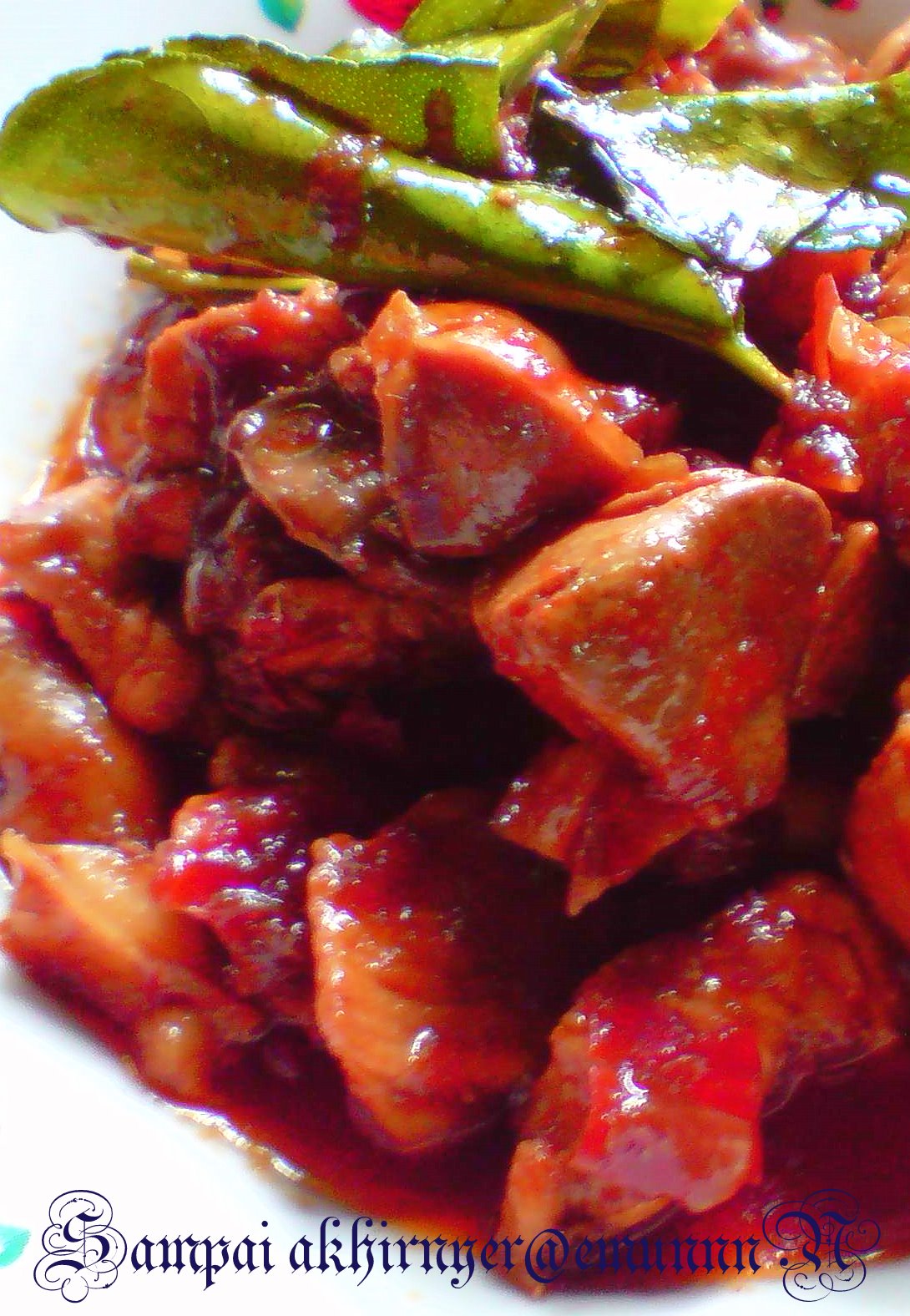 Sampai akhirnyer: AYAM PAPRIK