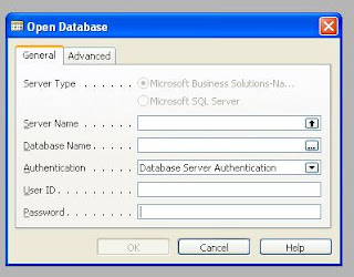 How To Open Database And Company In Navision?
