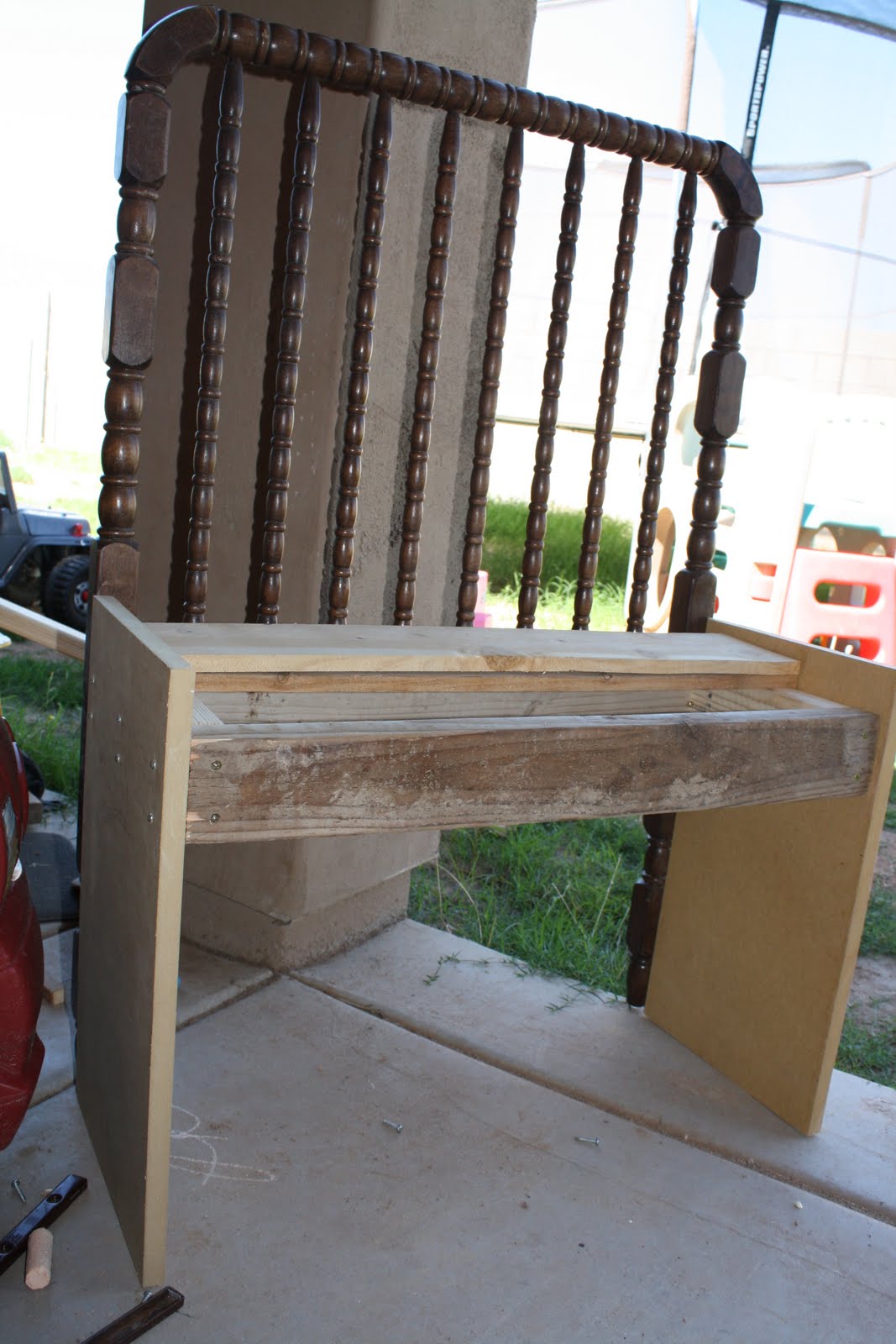 Dejavu*Crafts: Crib Bench. TUtorial