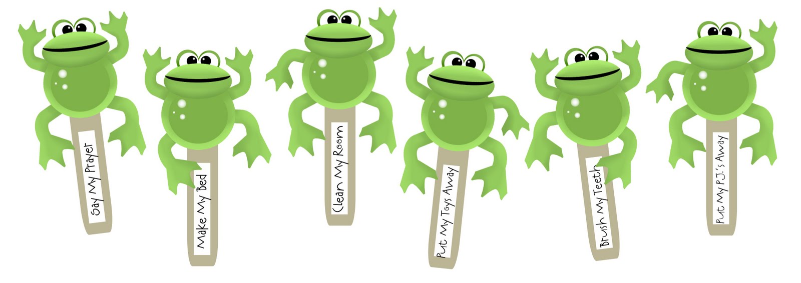 Prepared NOT Scared!: A House of Order and FUN: "HOP To It!" Chore Frogs