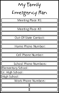 Prepared NOT Scared!: Preparedness Project - Family Emergency I.D ...