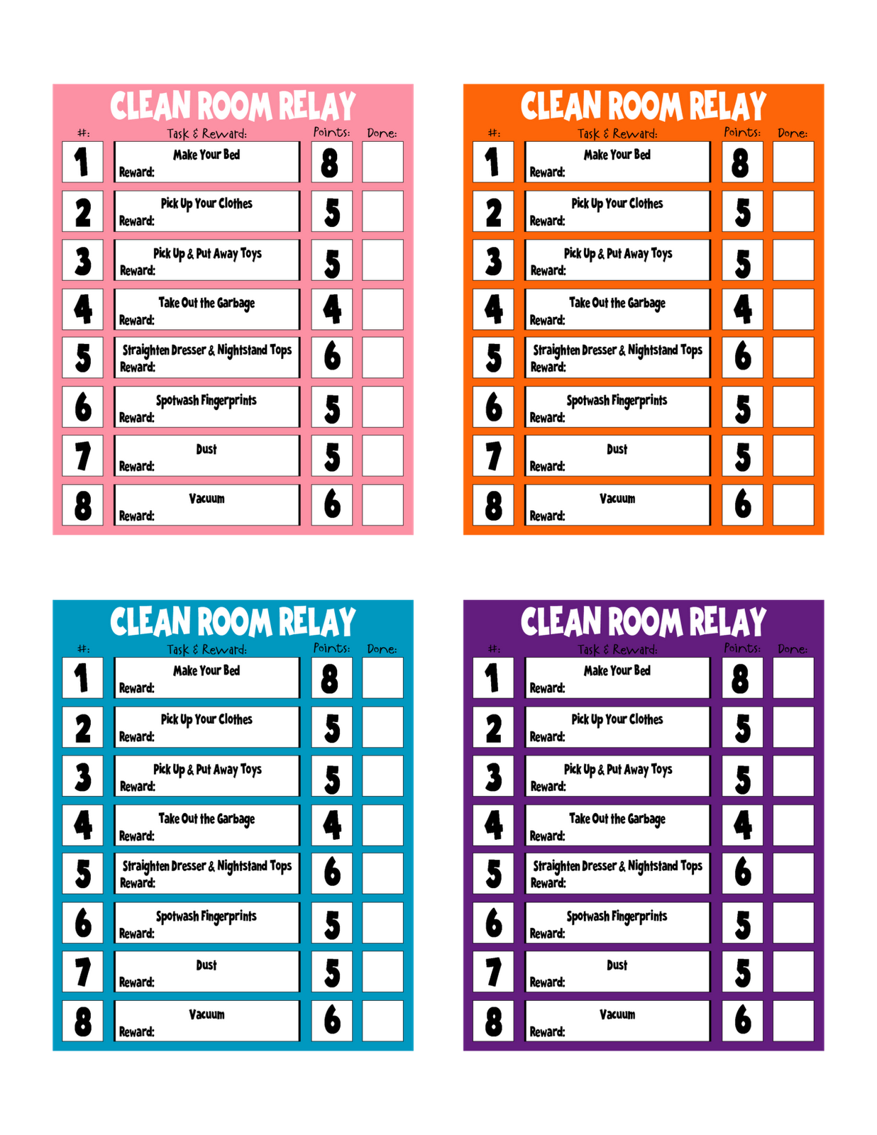 Prepared NOT Scared!: Family Activity - Clean Room Relay!