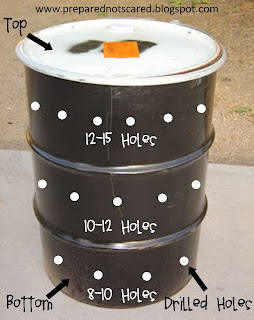 Prepared NOT Scared!: Preparedness Project - Dutch Oven Barrels!