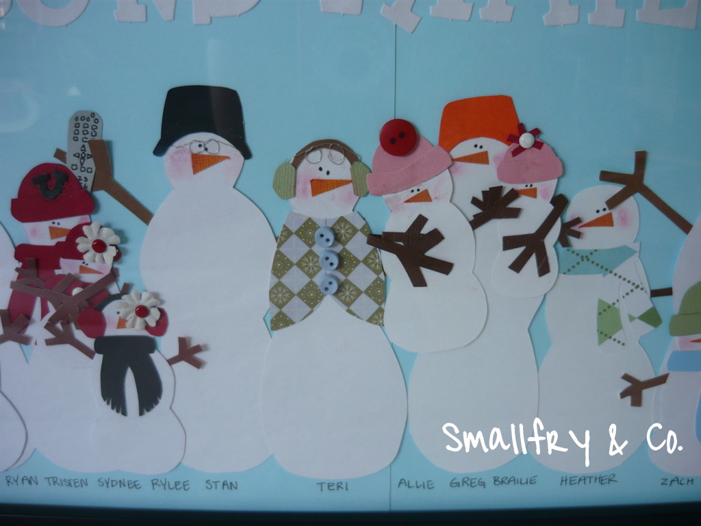 Small Fry & Co. : Snowman Family Portrait