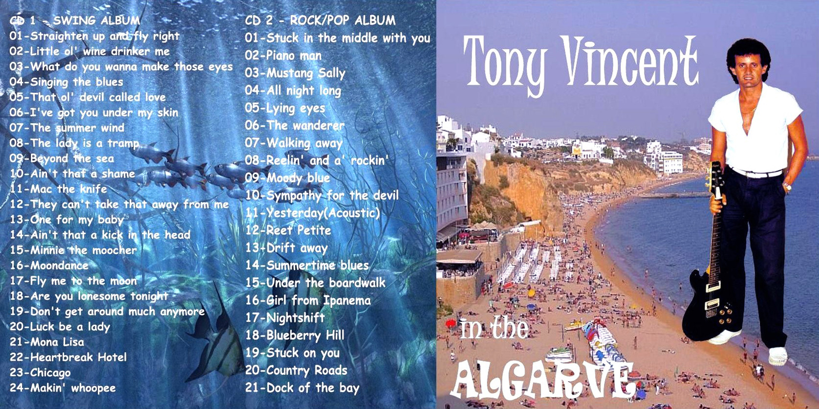 TONY VINCENT: Albums/Songs