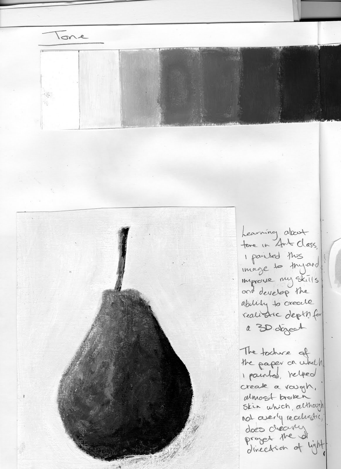 art: Line, shape, texture, tone