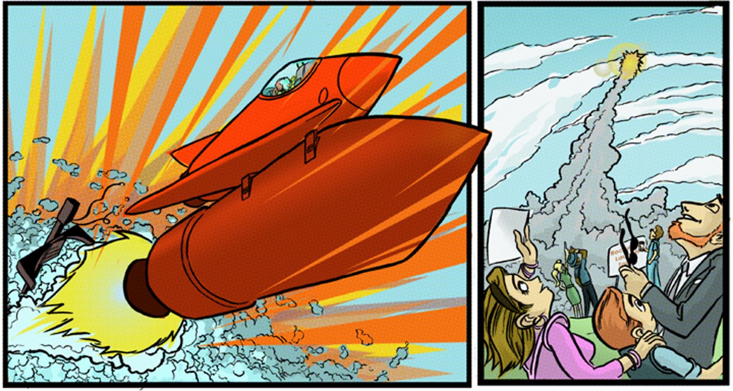 Red Rocket Comics: RocketBoy is Launching!