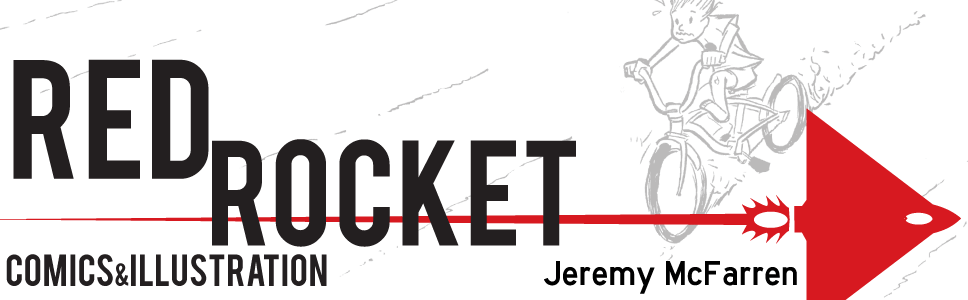 Red Rocket Comics: My Hellboy Cover