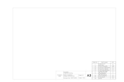 Solid Mechanics - Crane Project: Formal Engineering Drawings Templates