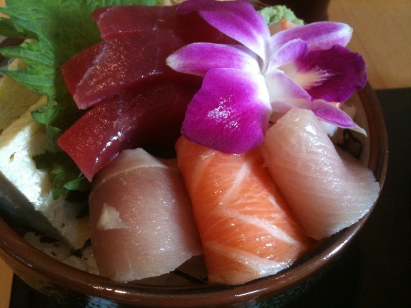 Jacki's Greatest Hits: Sushi with flower