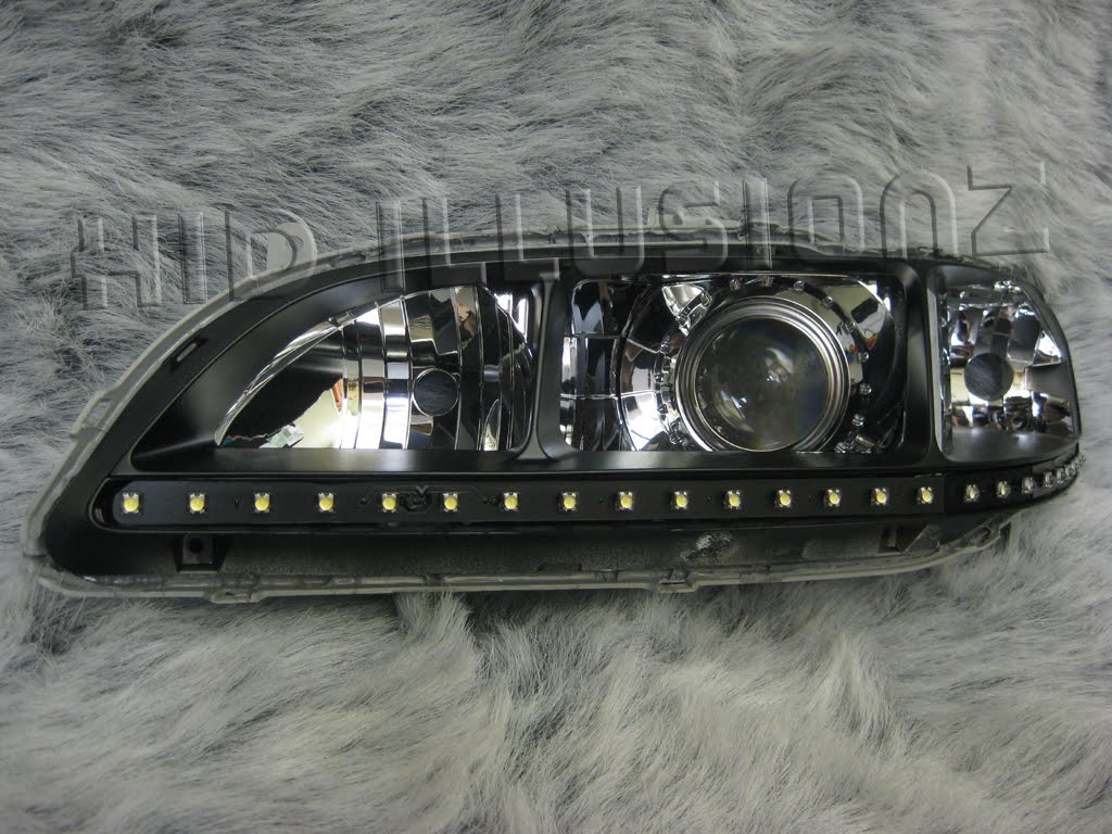 HID ILLUSIONZ: Honda Accord Custom LED Strips SC430 E46 Projector HID ...