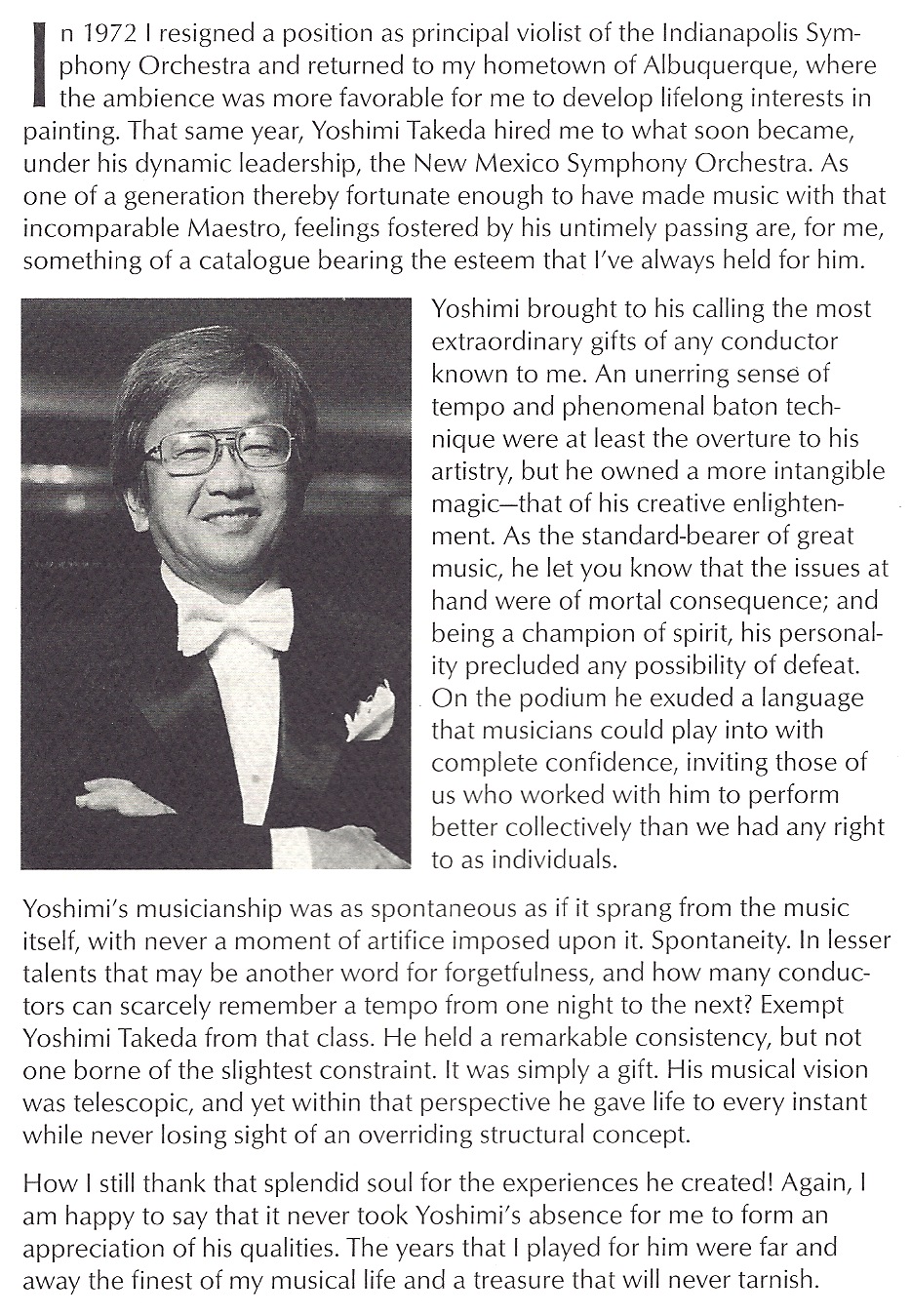 ALICE'S ARCHIVES: REMEMBERING YOSHIMI TAKEDA (1933-2000)