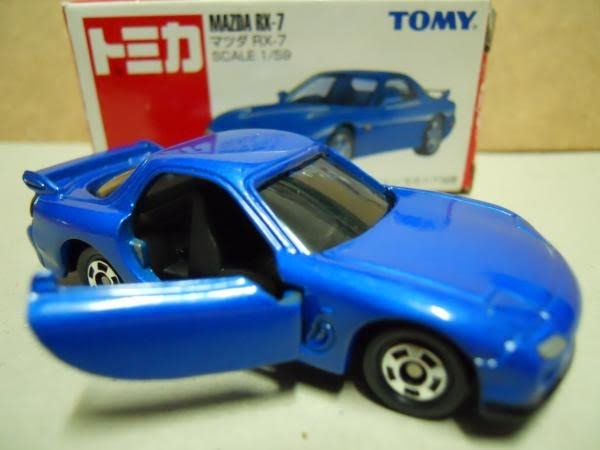 Dexters Diecasts (DexDC): Tomica #94 ~ Mazda RX-7 (blue)