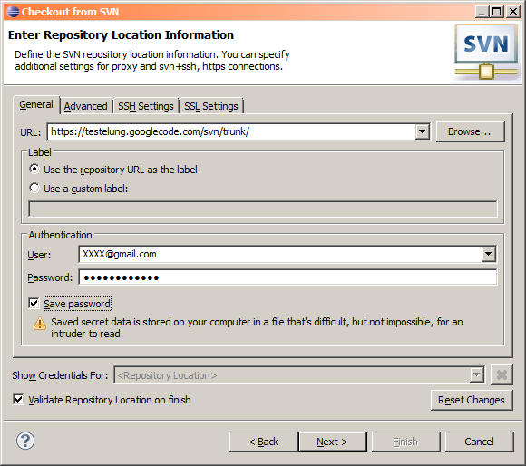 บันทึกการเรียนรู้: การใช้ Subversion กับ eclipse-galileo ด้วย google ...
