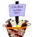 Announcements: All-Church Work Day - July 24 9:30