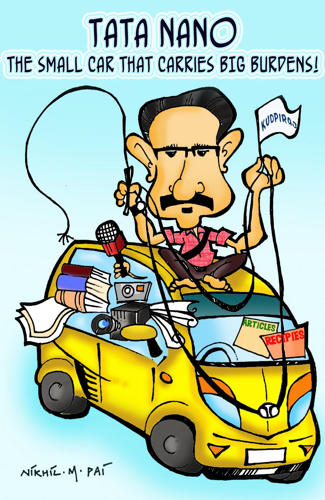 Cartoonist Nikhil Pai: TATA NANO