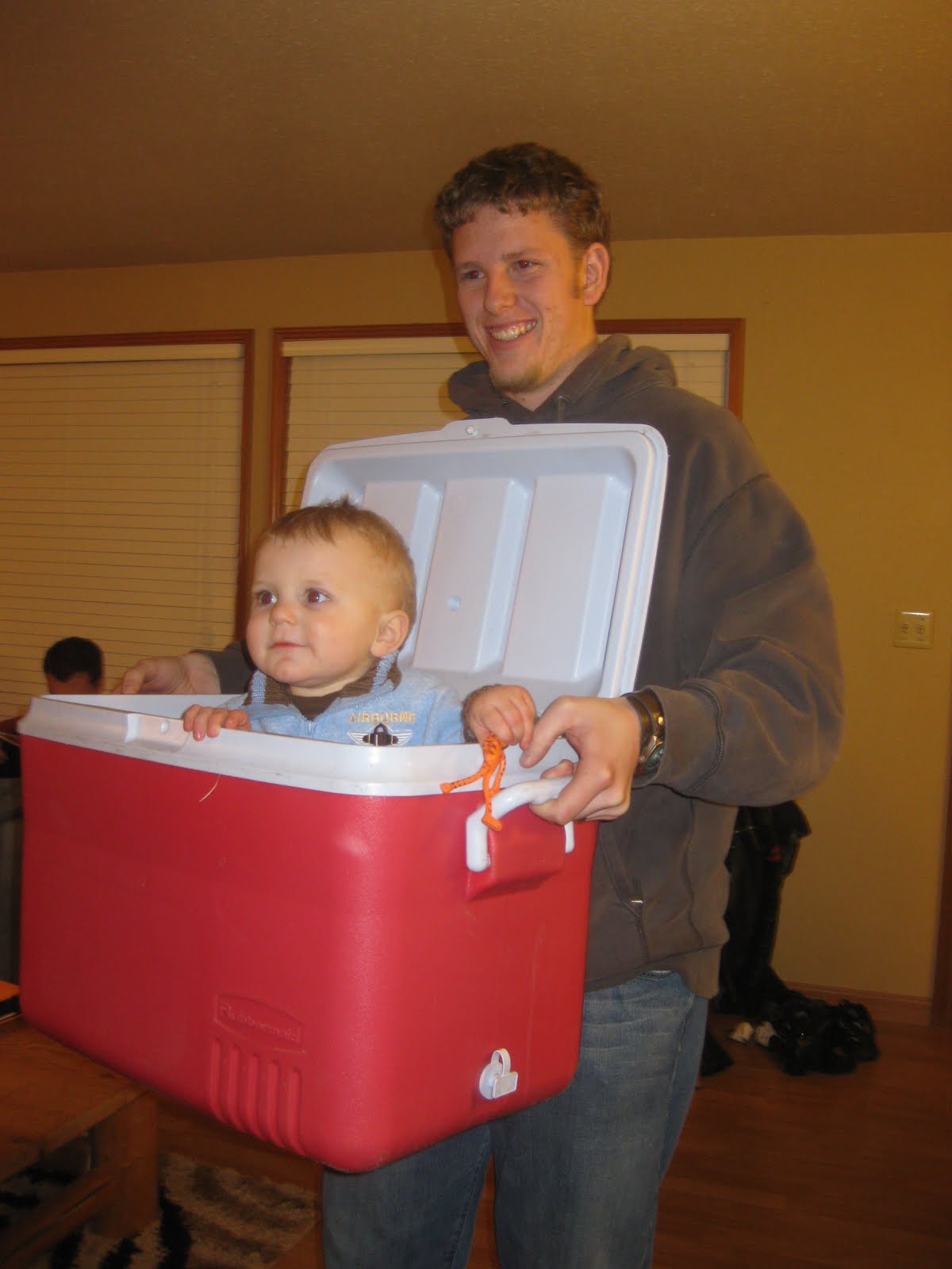 An apple a day . . .: 12/13/2009 A visit Uncle Steve's and Aunt Candy's