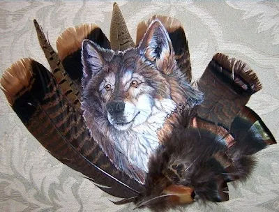 Amazing Feather Paintings, Hand Painted Feathers - I Wonder How Long It ...