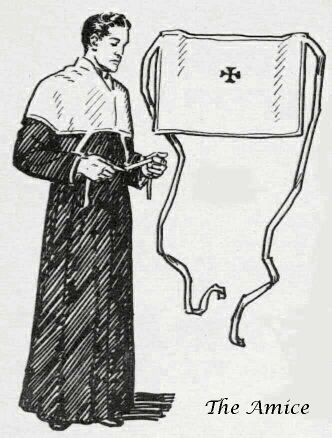 The Eucharist - Jesus is With us: The Amice - Priests Vestments