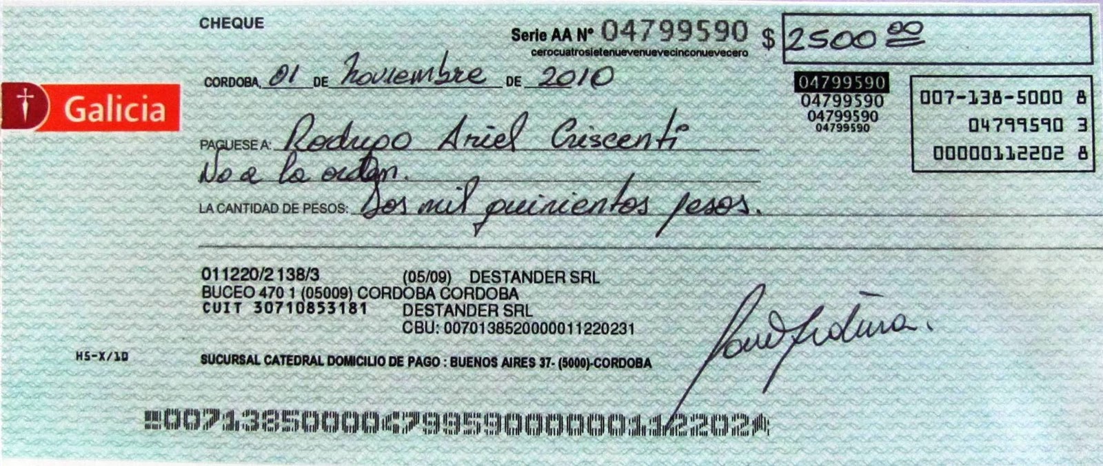 Tener más dinero desde Internet: Mi primer cheque!!