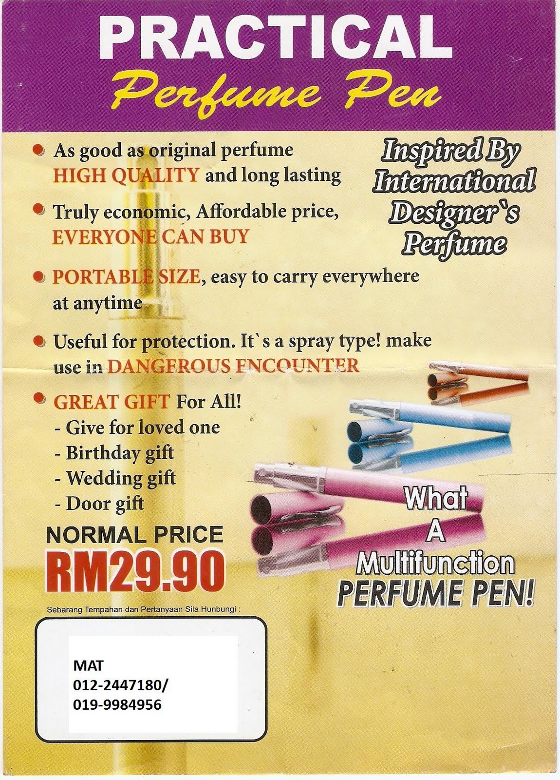 RS Perfume marketing