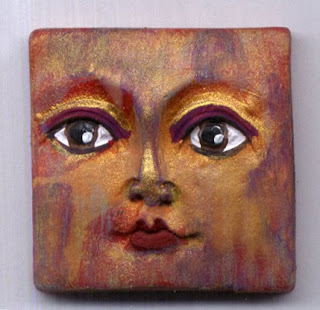 Linsart Creations in Clay: One of a Kind Square Face Cabs