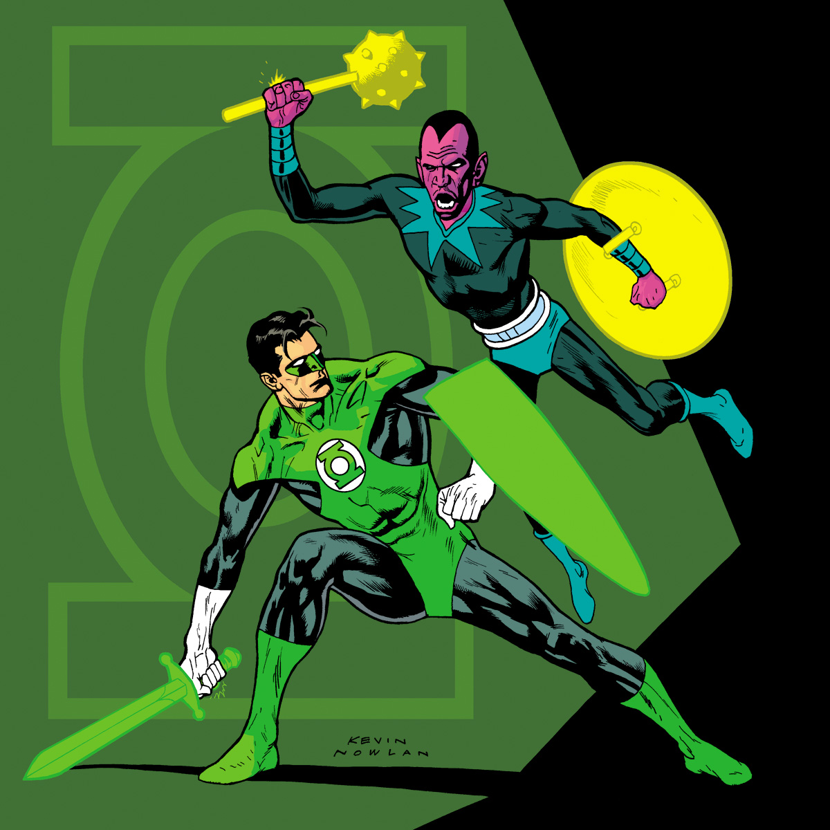 Kevin Nowlan: Green Lantern vs Sinestro