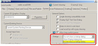 Reid's Rules: How to enable AutoCAD's Start Up Dialog Box in 2008 or 2009